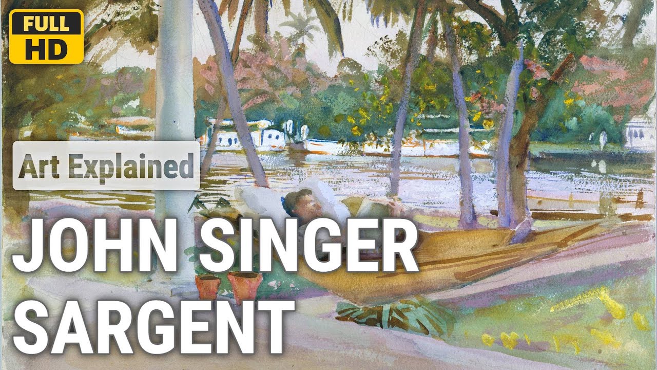 John Singer Sargent: A collection of 10 water color paintings with ...