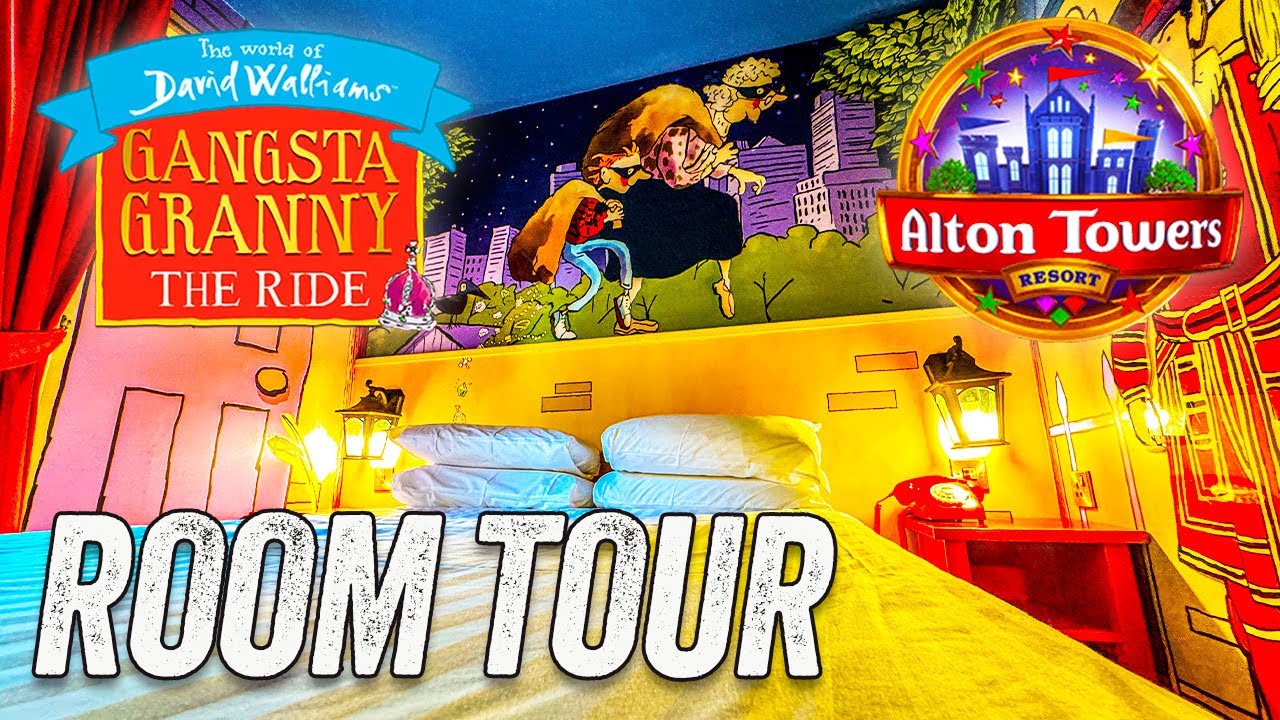 We Stay in the Gangsta Granny Room Alton Towers Hotel - YouTube