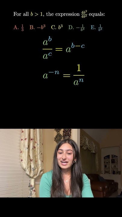 ACT Exponent Law Question!! #exponents #actmath - YouTube
