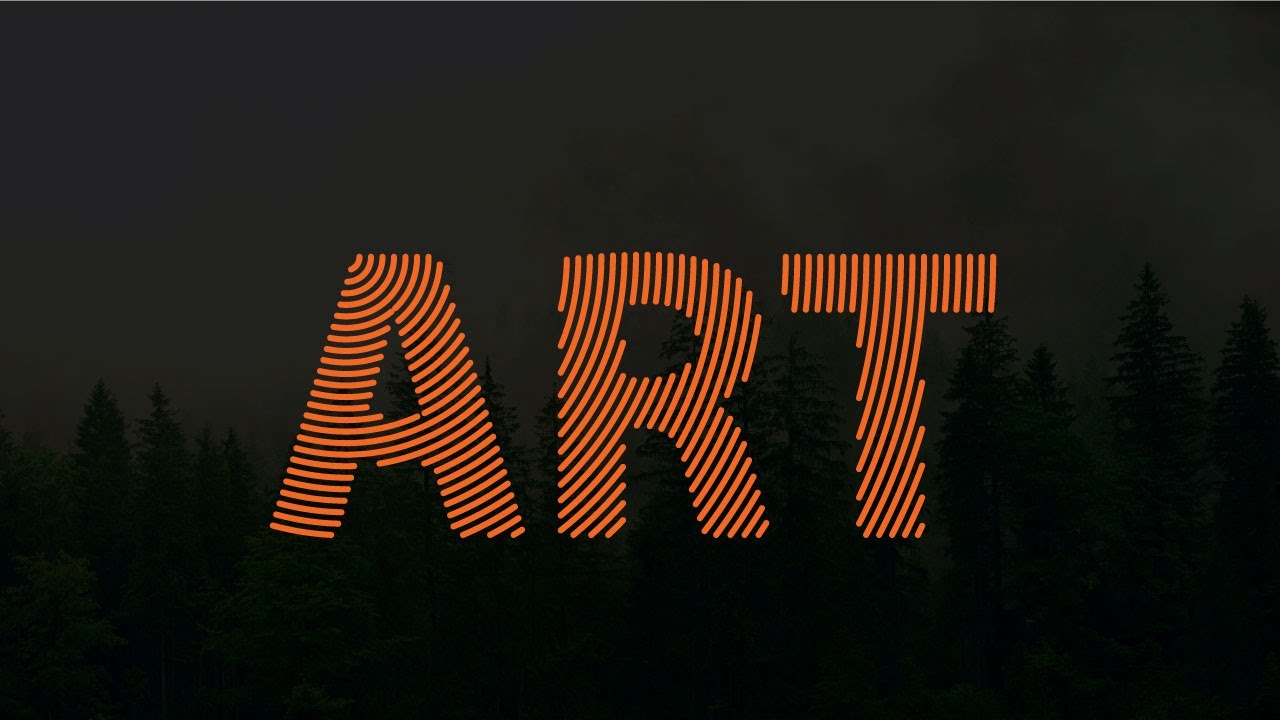 How To Fill Text With Lines In Illustrator Cc Tutorial YouTube How To Fill Text With Lines In Illustrator Cc Tutorial YouTube