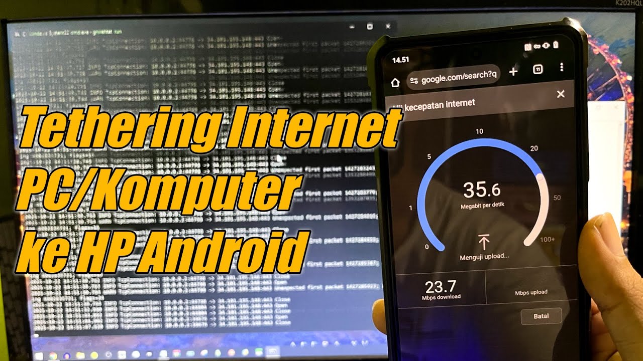 Cara Tethering Koneksi Internet dari PC Komputer ke HP Android Pakai ...