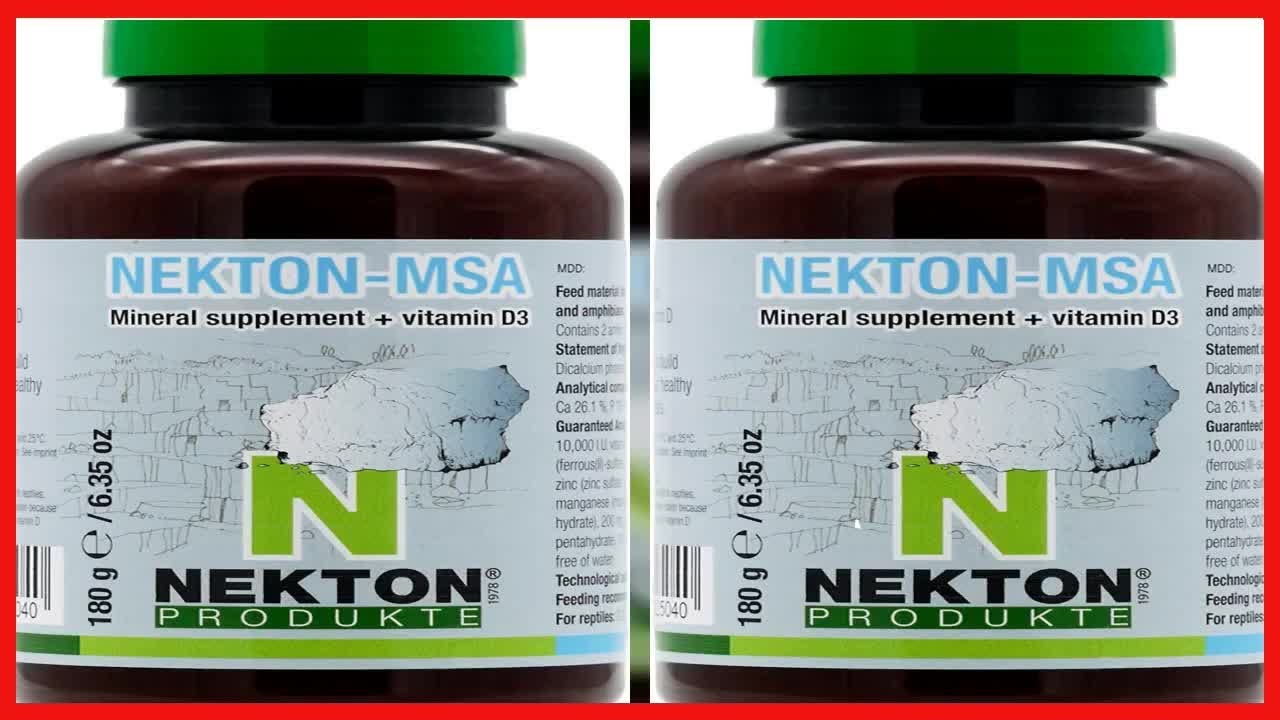 Bon produit - Nekton-MSA Supplément minéral de haute qualité pour ...