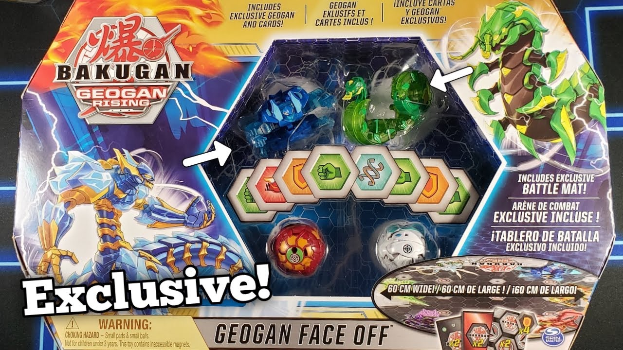 Bakugan Geogan Face Off Box Opening!! (Walmart Exclusive) - YouTube