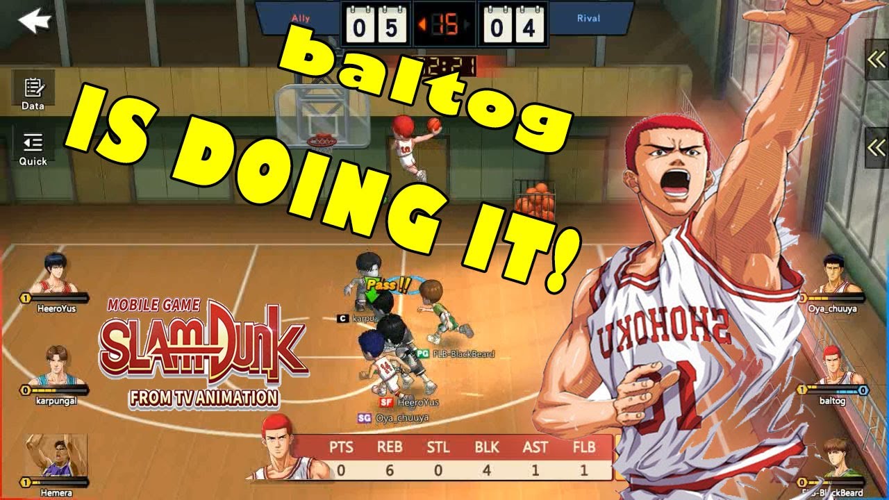 SLAM DUNK MOBILE - BALD SAKURAGI GAMEPLAY ( SEASON 14 ) - YouTube