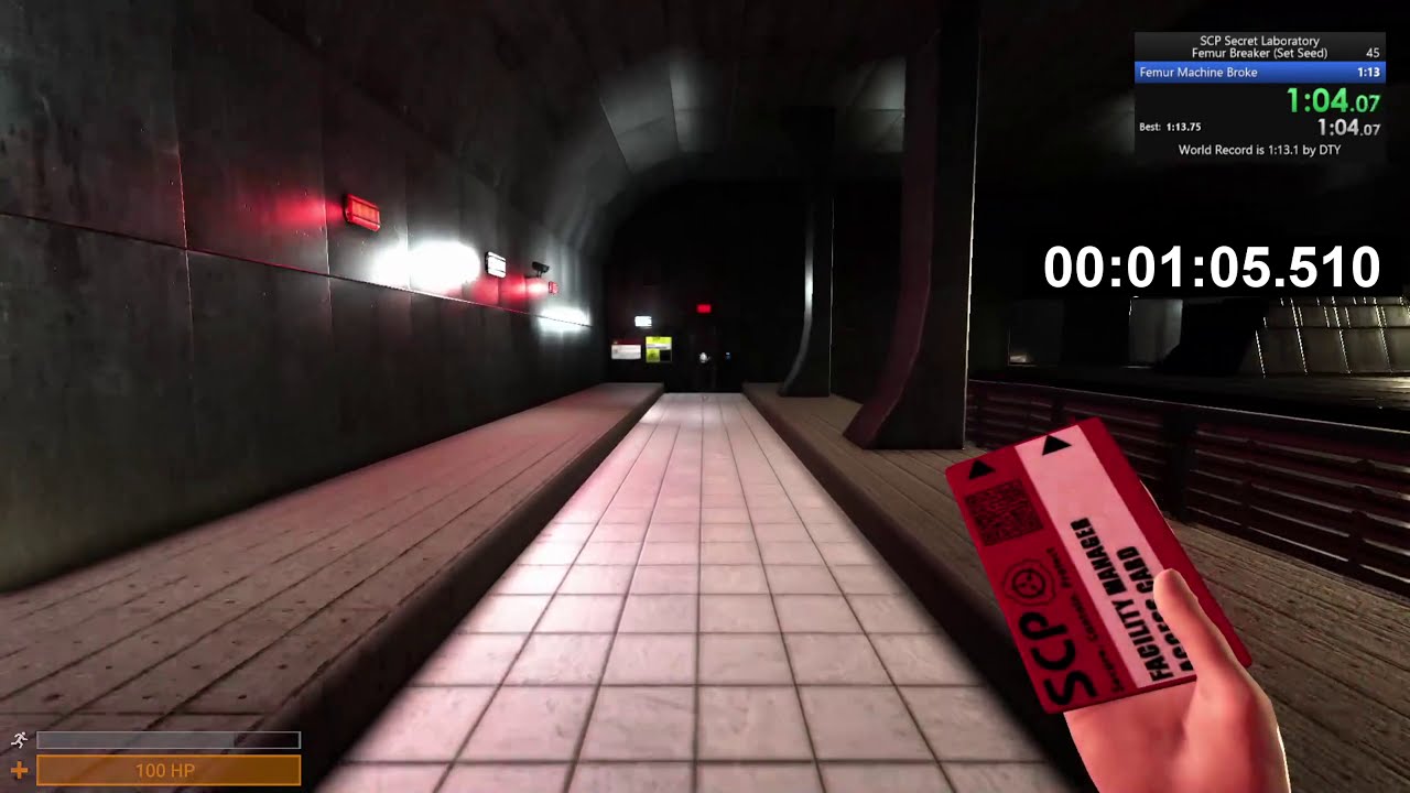 Former WR | Femur Breaker% SCP:SL Scopophobia | 1:12.393 Speedrun - YouTube