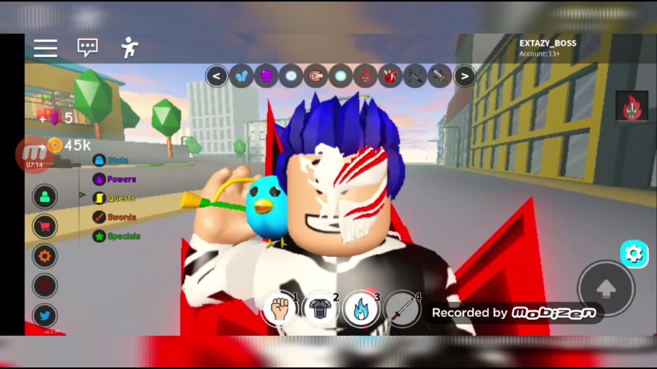 Roblox- Anime fighting simulator All powers - YouTube