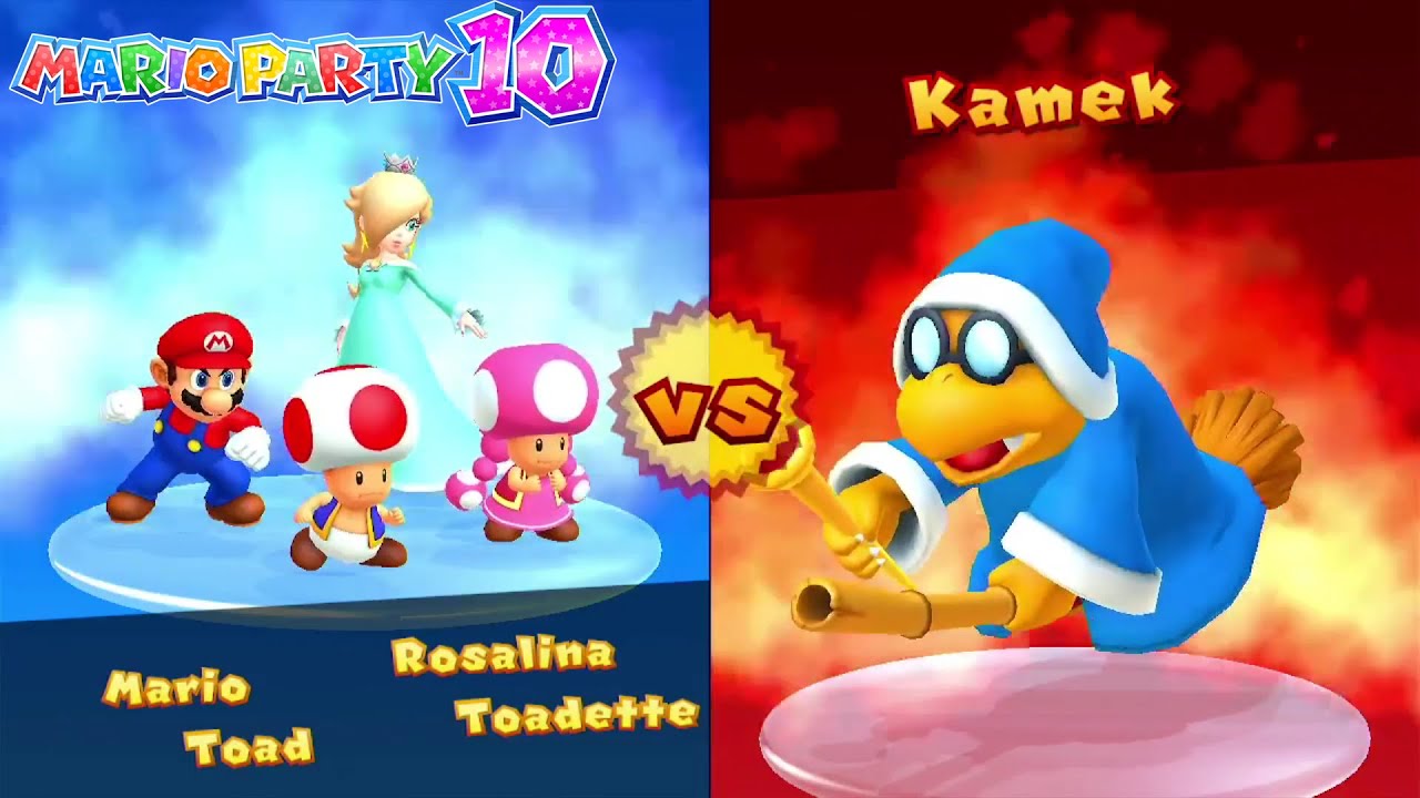 Mario Party 10 Mario Party - Toad vs Toadette vs Mario vs Rosalina ...