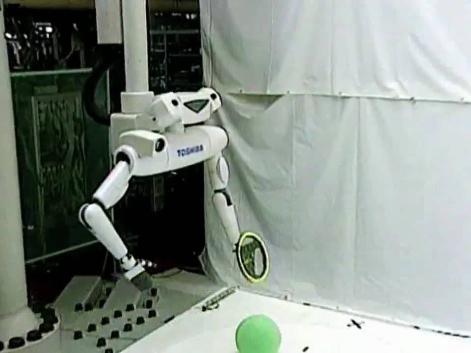 Toshiba Volley Ball Robot - YouTube