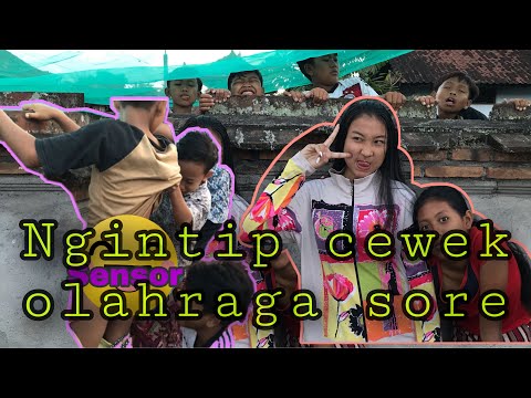 Lawak bali ngintip cewek olahraga sore
