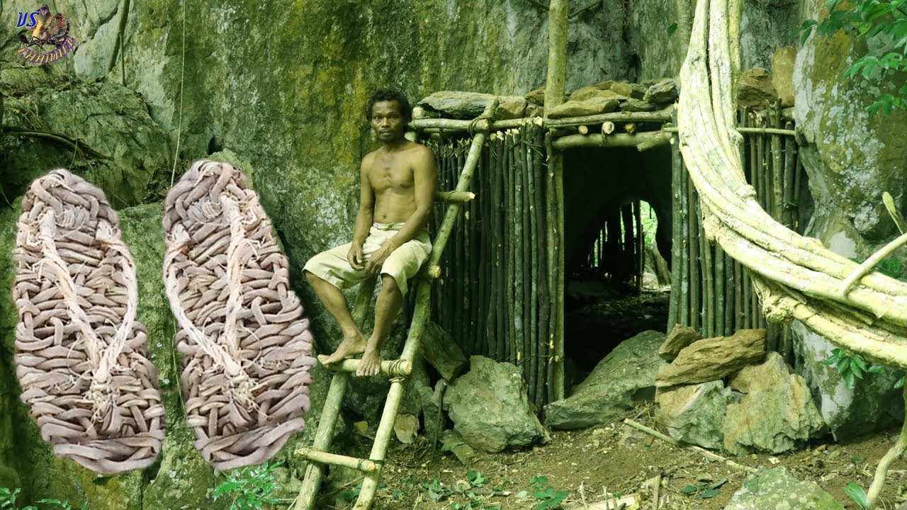 Primitive Technology: Making Sandals - YouTube