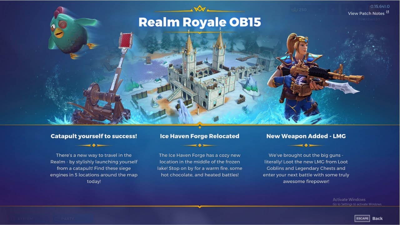 New Realm Royale Update | LMG, new location, and catapult - YouTube