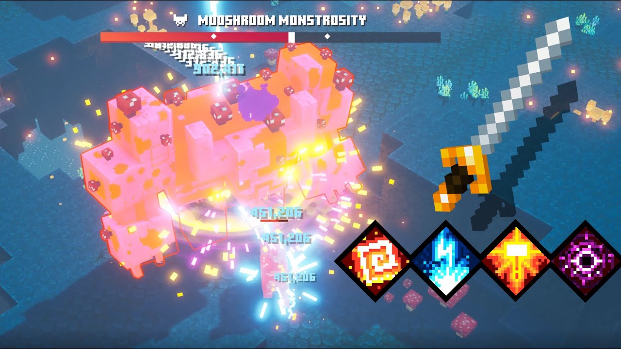 [Minecraft Dungeons] Stunlocking Everything with this Bee Stinger is SO ...