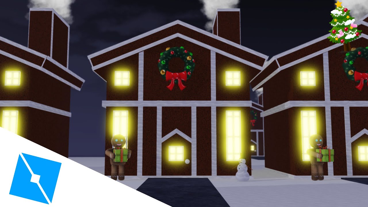 Gingerbread House 🎄 - Roblox Studio Speedbuild - YouTube