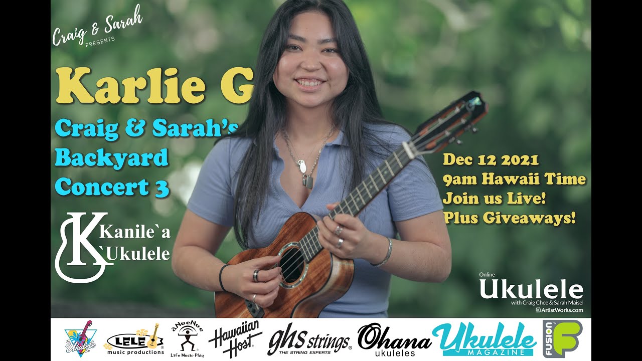 Craig & Sarah's Backyard Concert #3 Feat. Karlie G - YouTube