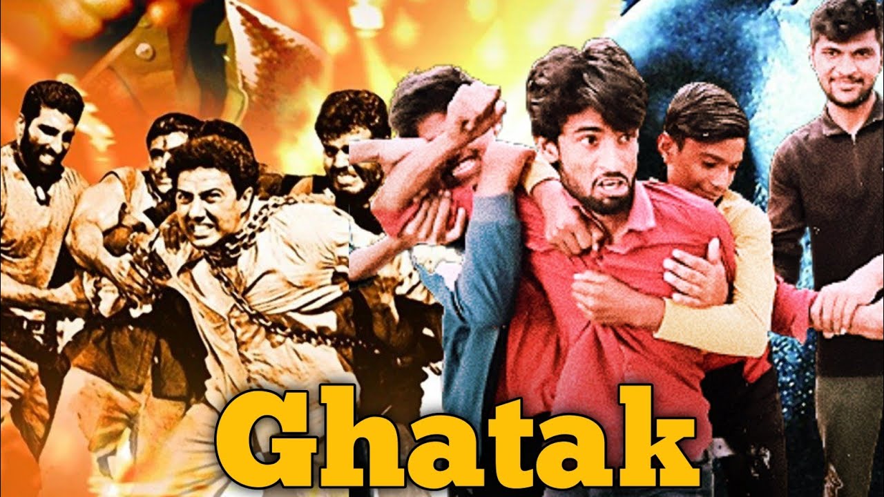 सातो एक बाप के हो तो रुक ! movie dialogue ! Ghatak movie fight scene ...