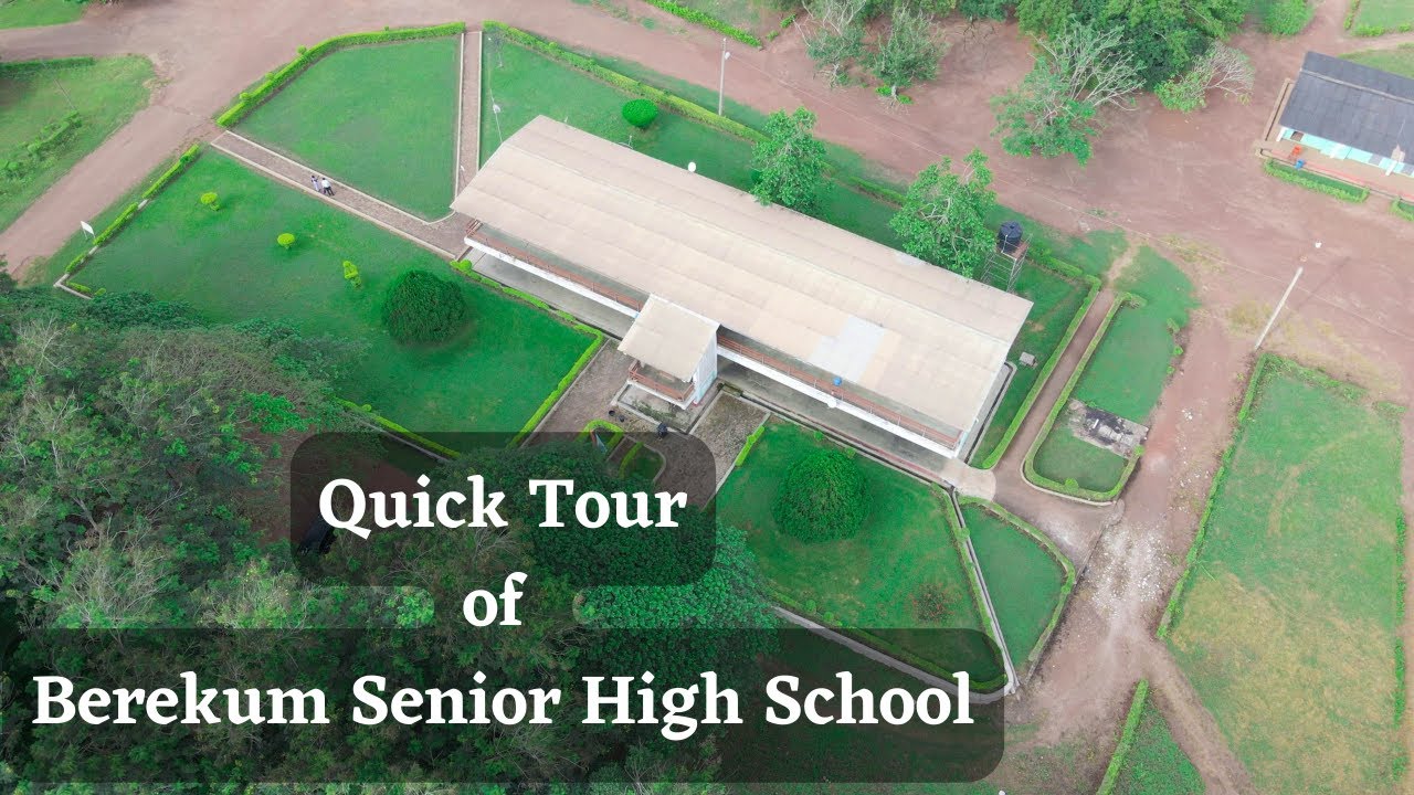 Aerial View and Quick Tour of Berekum Senior High School - YouTube