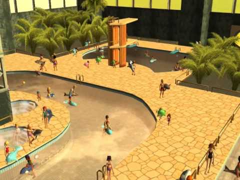 RCT3 - My first indoor pool - YouTube