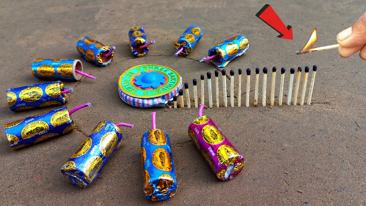 Matchstick Chain Reaction Domino Crackers Amazing Experiment For Diwali ...