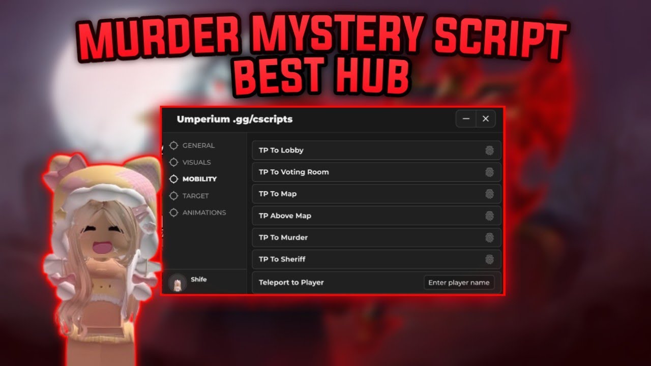 Murder Mystery Best Script TP All, Esp All, Kill Murder, Sheriff No Key ...