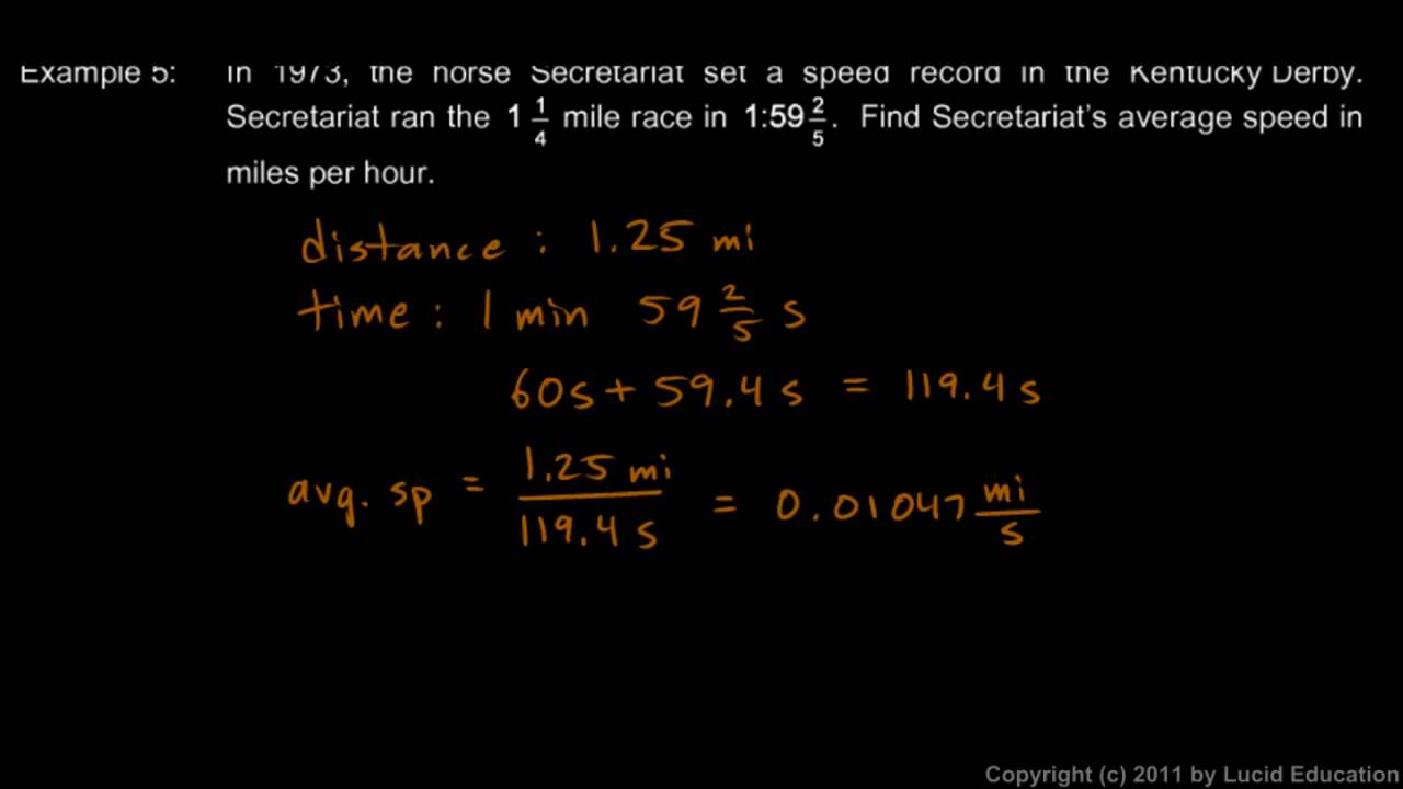 Physical Science 1.6h - Unit Conversion Example 5 - YouTube