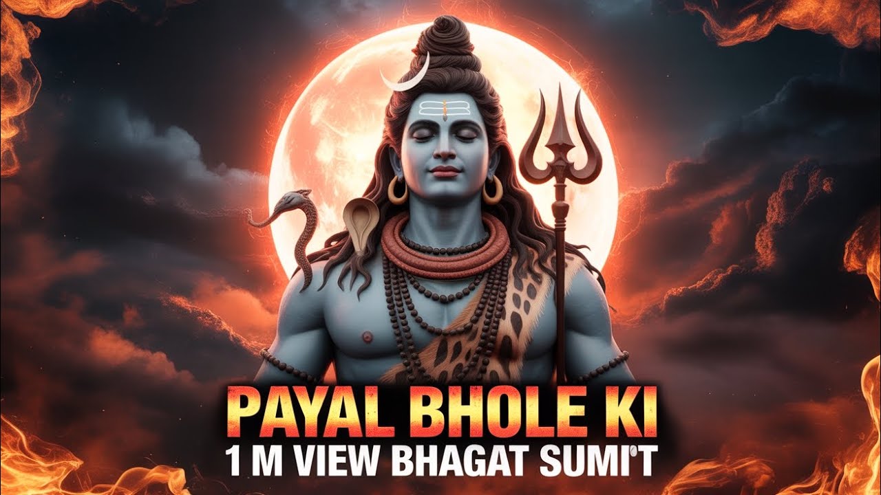 Payal Bhole ki 🚩🙏🔱 (Bhagat Sumit edit bhajan )|Watch for full || Tranding bhajan ||Sawan special ...