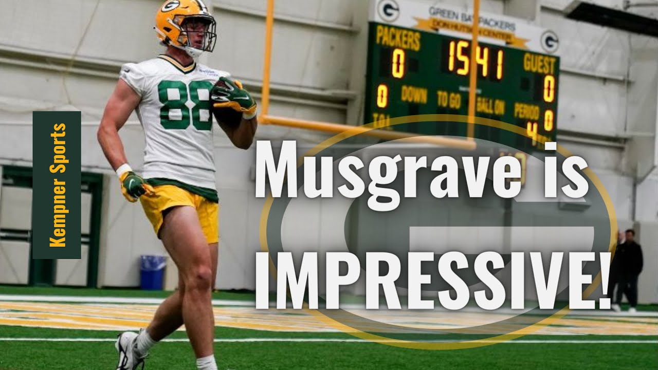 Musgrave is IMPRESSIVE! Green Bay Packers Talk - YouTube
