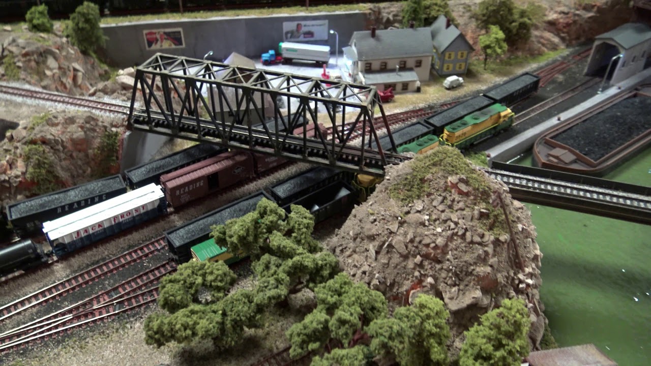 N scale layout black coal creek - YouTube