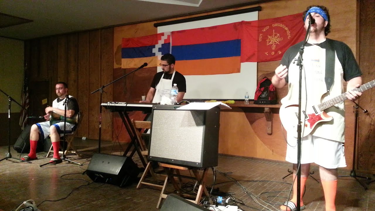 Yerakouyn Band Performing at the AYF Junior Seminar 2014 Dance - YouTube