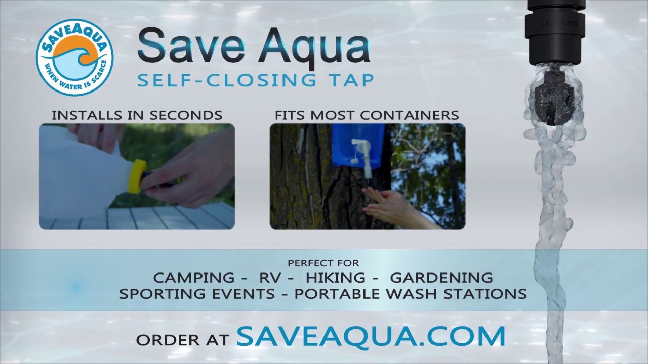 SaveAqua Water Saving Tap - YouTube