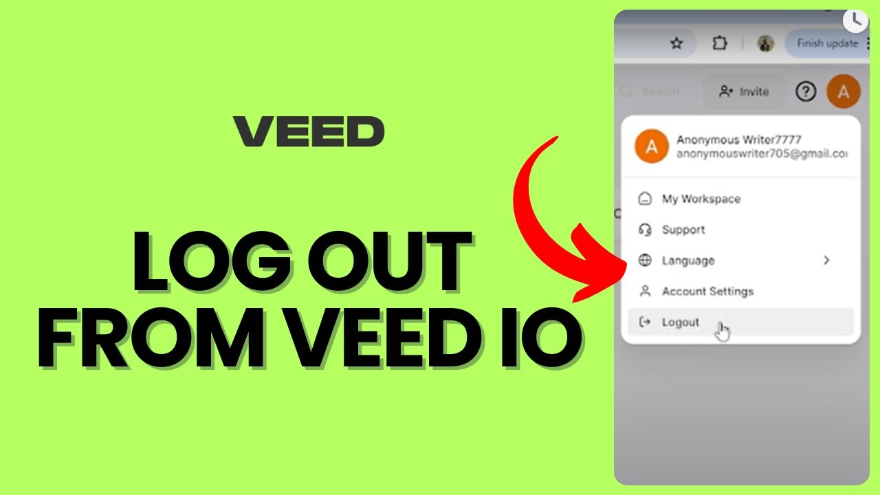 How to Log out of Veed.IO 2024? - YouTube