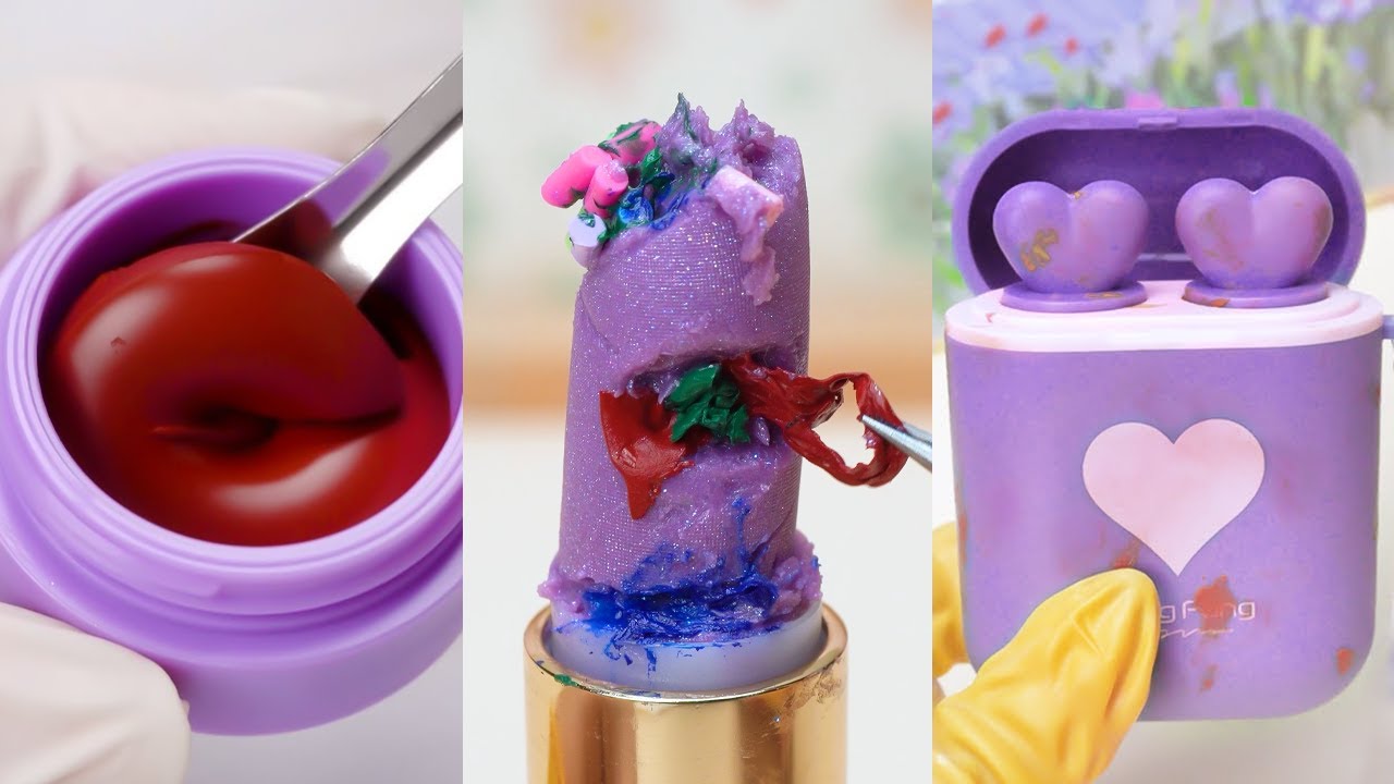 Satisfying Makeup Repair ASMR💄Upcycle Your Makeup! Handmade Tips for ...