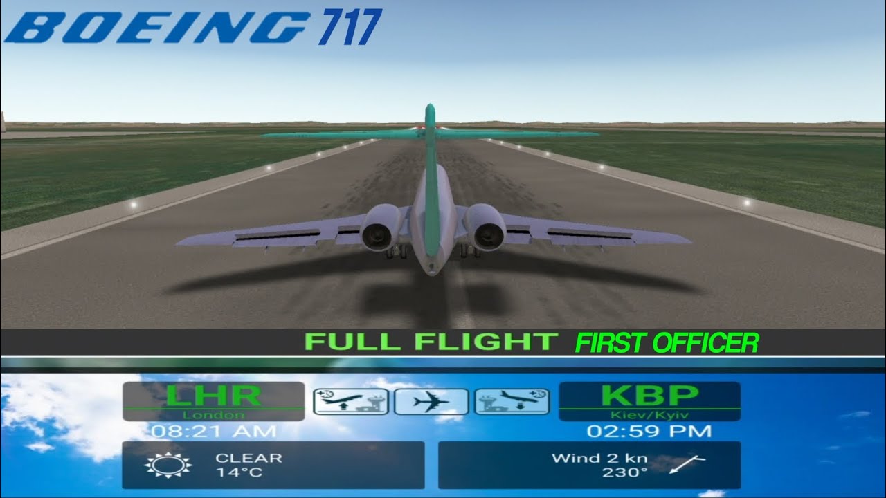 British Airways Boeing 717 "London - Kiev ( Airline Commander ) - YouTube