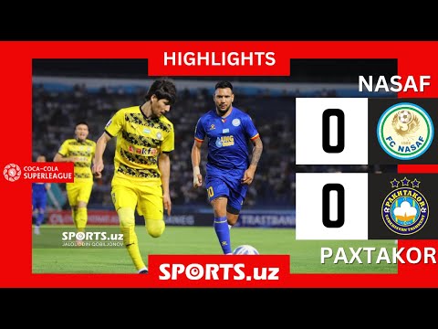 Nasaf - Paxtakor  0:0 Ko'kka sovurilgan xavfli vaziyatlar HIGHLIGHTS