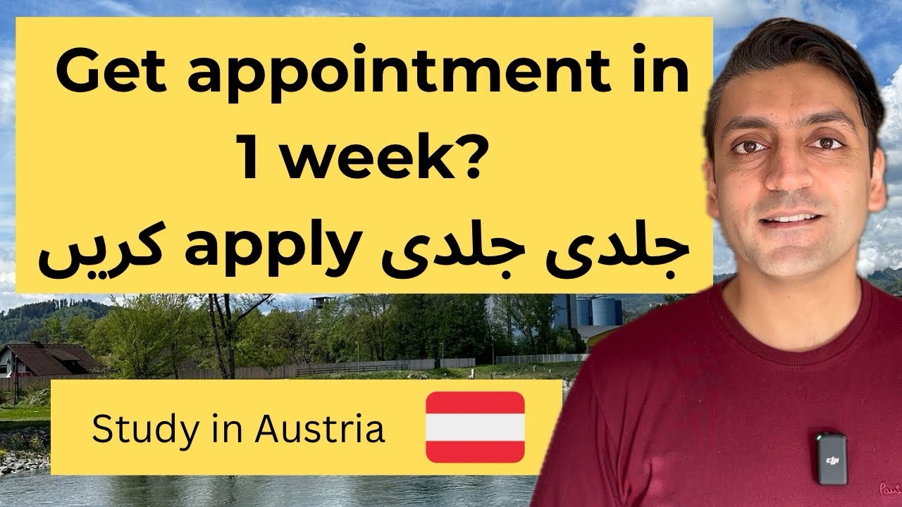 Get VFS appointment quickly - Study in Austria 🇦🇹 - YouTube