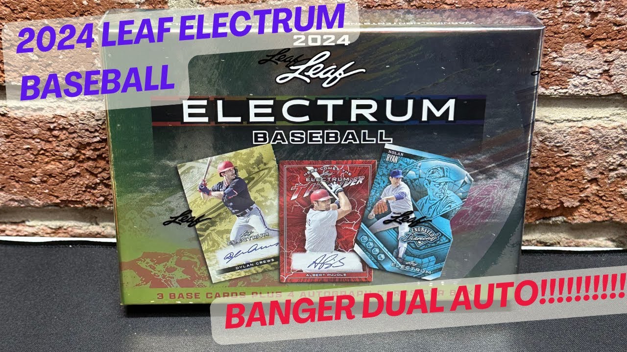 EBAY Steals/Deals Ep. 1- 2024 Leaf Electrum Baseball- Banger Dual Auto ...