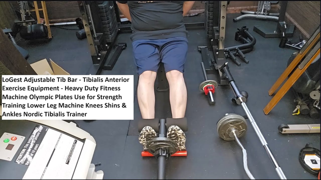 Adjustable Tib Bar - Tibialis Anterior Exercise Equipment - YouTube