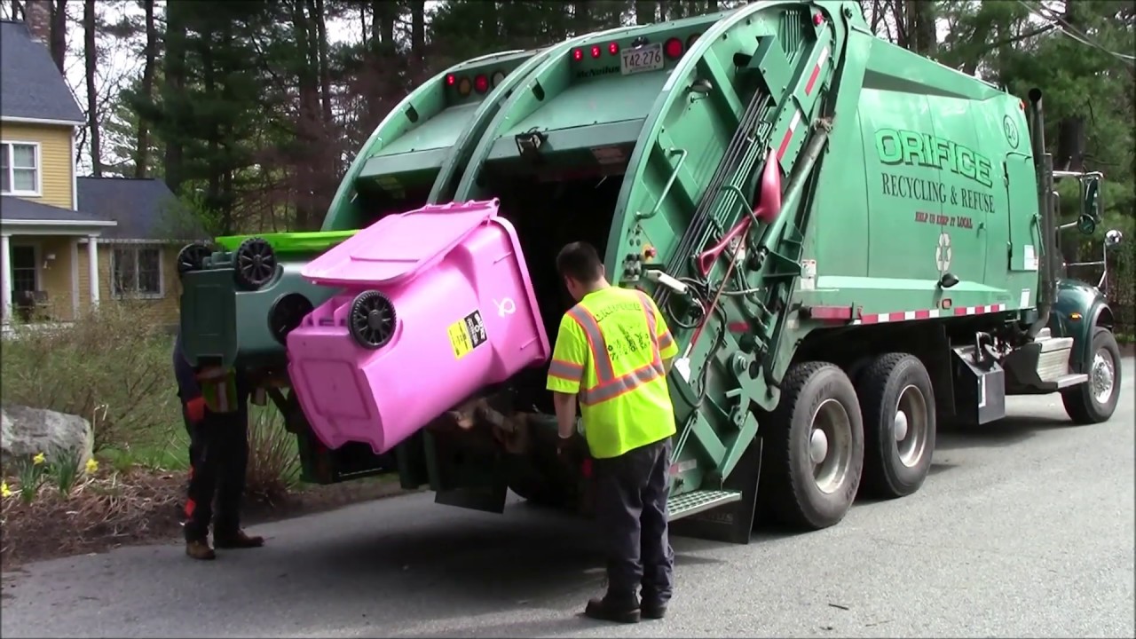 Orifice Recycling and Refuse McNeilus Split Rear Loader feat ...