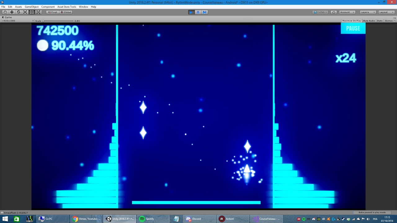 Amplitude Expert - Android Indie Game - Unity 2018 - Rhythm Game - YouTube