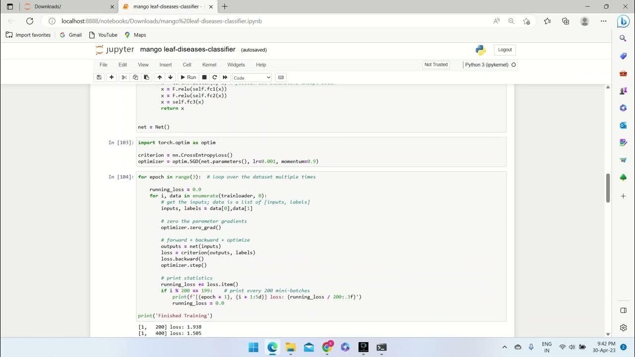 mango leaf diseases classifier video - YouTube