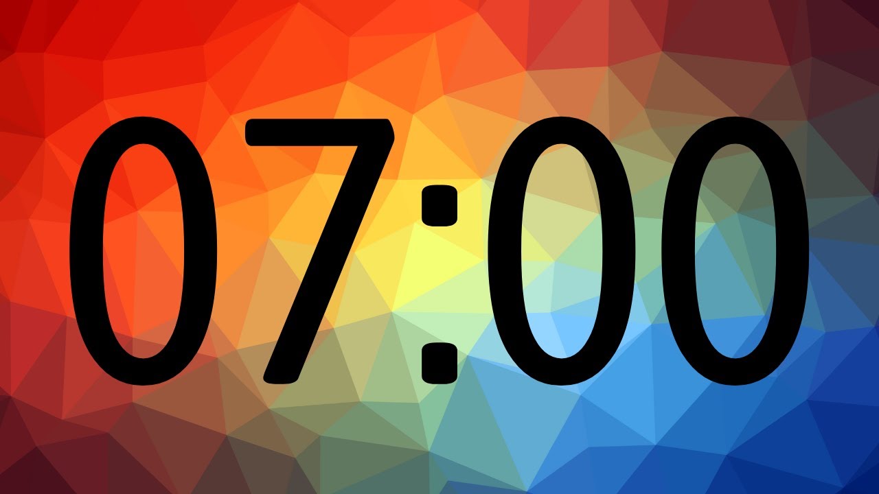 7 Minute Timer with Alarm - YouTube