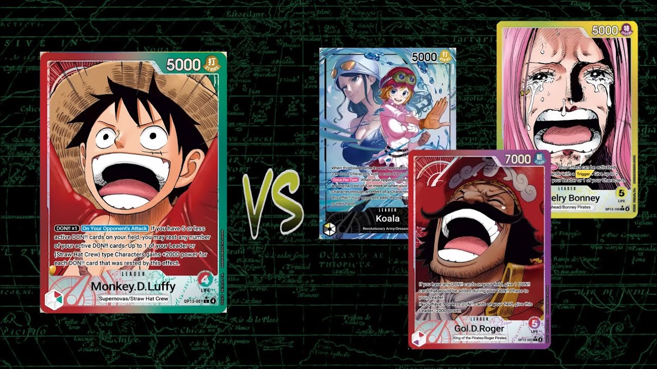 OP-13 Begins! RG Luffy Sets Sail Against Roger, Bonney & Koala - YouTube