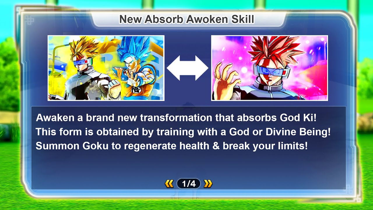 Dragon Ball Xenoverse 2 - New Goku Absorb Transformation Skill (Anime ...