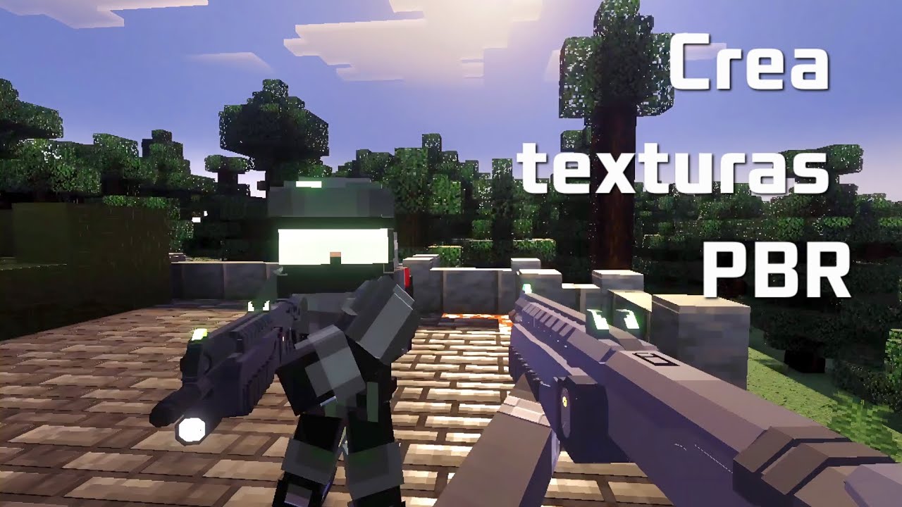 COMO CREAR TEXTURAS PBR PARA MINECRAFT BEDROCK / HOW TO CREATE PBR ...