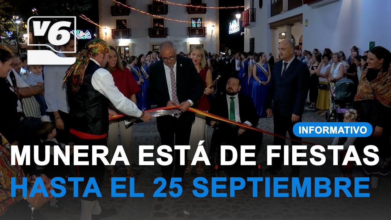 Munera celebra sus fiestas del 20 al 25 de septiembre - YouTube