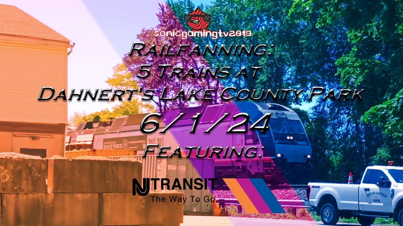 [All Electric, 4500!] Railfanning: 5 Trains at Dahnert's Lake County ...