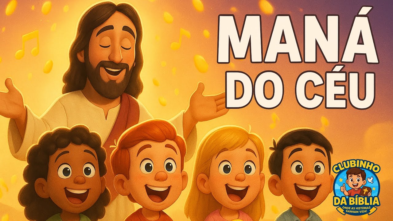 🎵 Maná do Céu — Música Infantil Bíblica Animada | Clubinho da Bíblia ...
