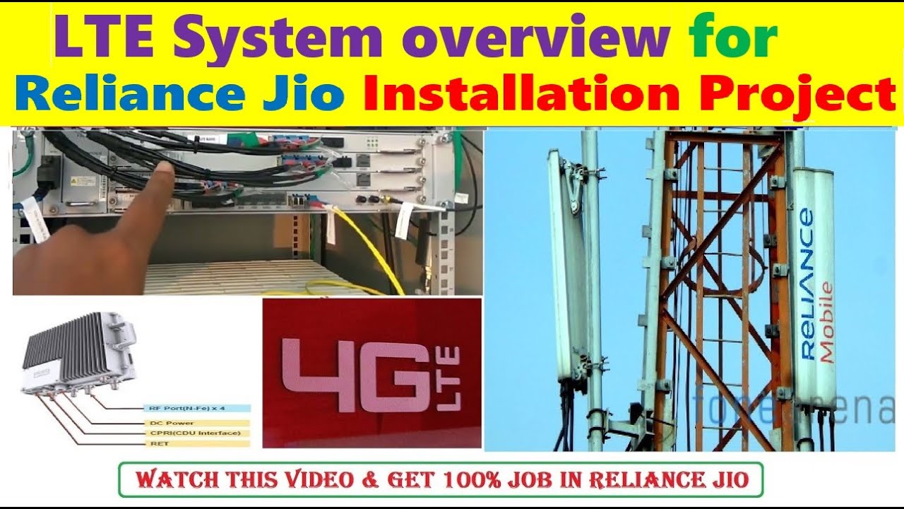 LTE System overview for Reliance Jio Installation Project | Reliance ...