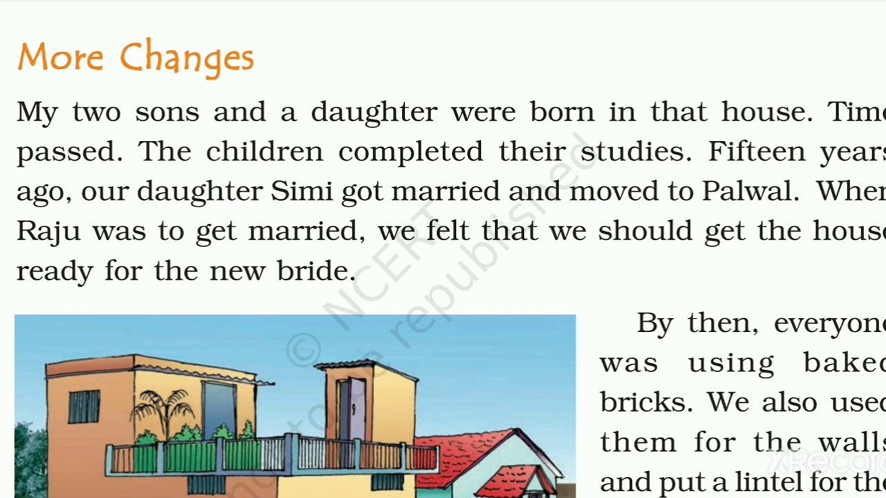Ncert Class 4 Evs Ch 12 Changing Times Part 2 hindi explanation - YouTube