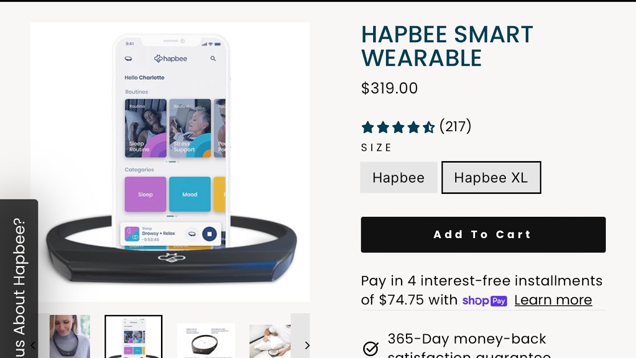 Hapbee Wearable Updates! New Hapbee app 2.0, Smart Pillow and more ...