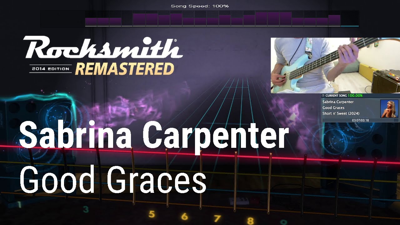 Sabrina Carpenter - Good Graces (Rocksmith 2014, bass) - YouTube